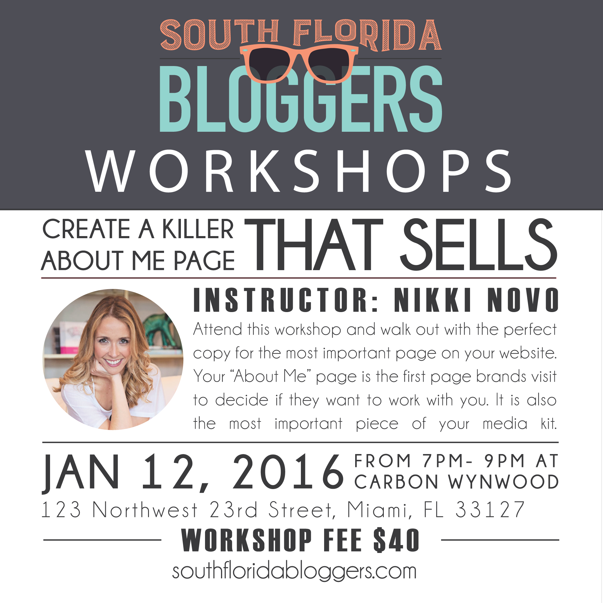 Blogger Workshop: Create a Killer About Me Page That Sells - The ...